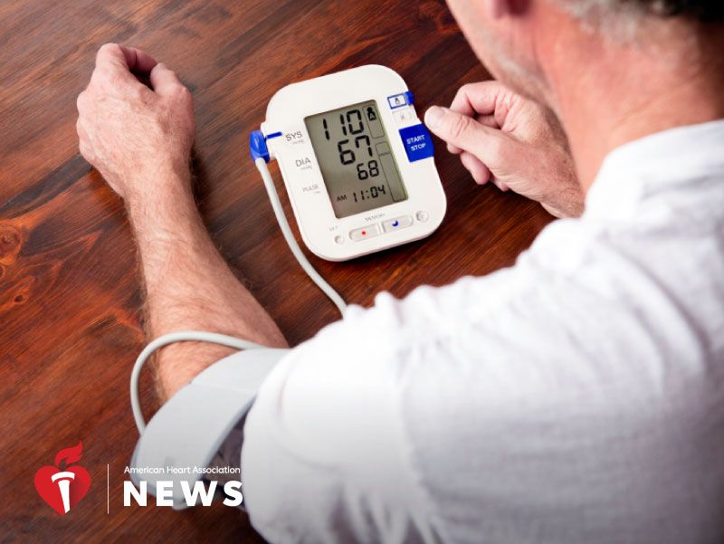 AHA News Half Of U S Adults Should Monitor Blood Pressure At Home 