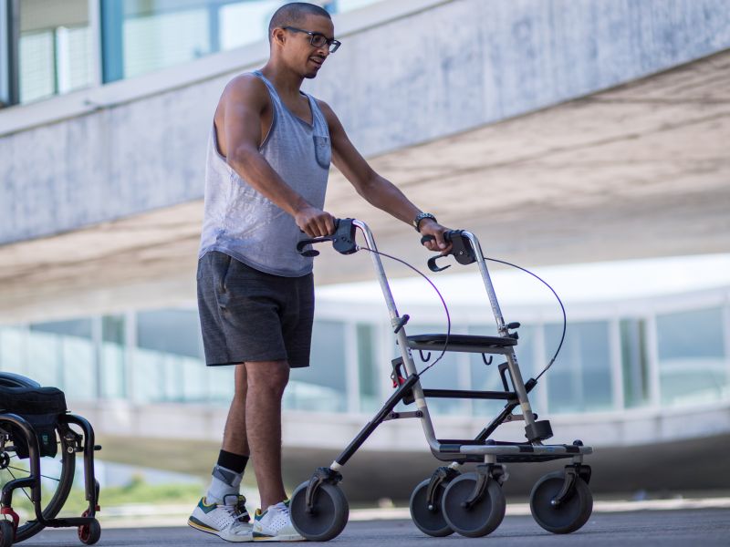 Spinal cord stimulation breakthrough helps paralyzed patients walk ...